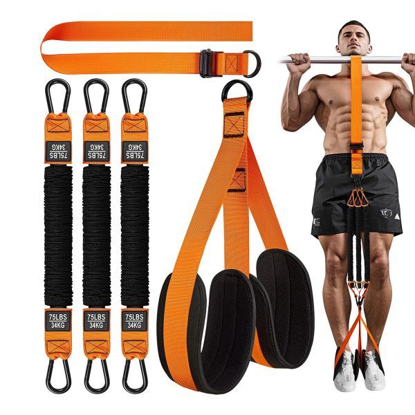 Pull Up Assistance Bands – Heavy Duty Resistance Band Set for Pull Up ...